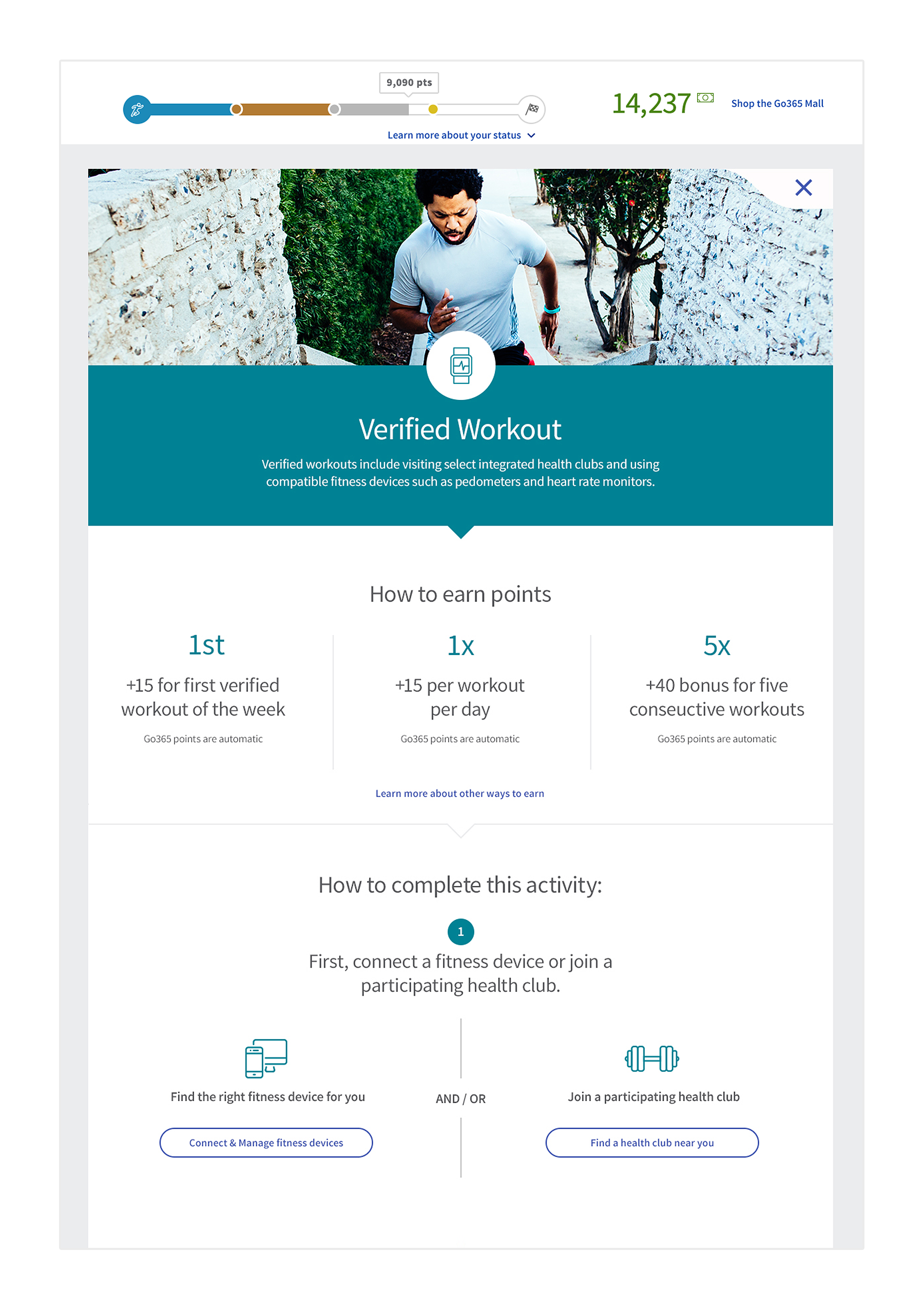 Humana Go365 | UI Product Design | Derek Luciani